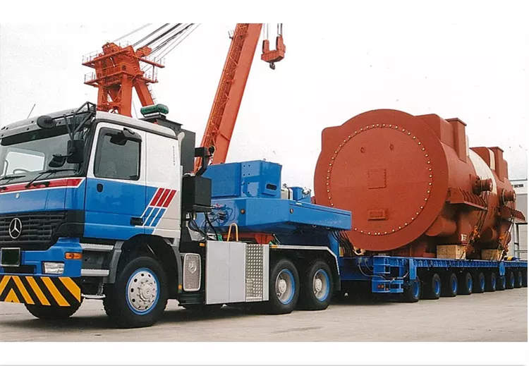 10 Axle Lowboy Low Bed Semi Truck Trailer | Yangzhou Vulcan Machinery ...