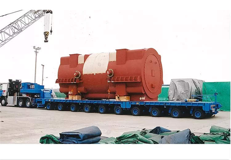 10 Axle Lowboy Low Bed Semi Truck Trailer | Yangzhou Vulcan Machinery ...